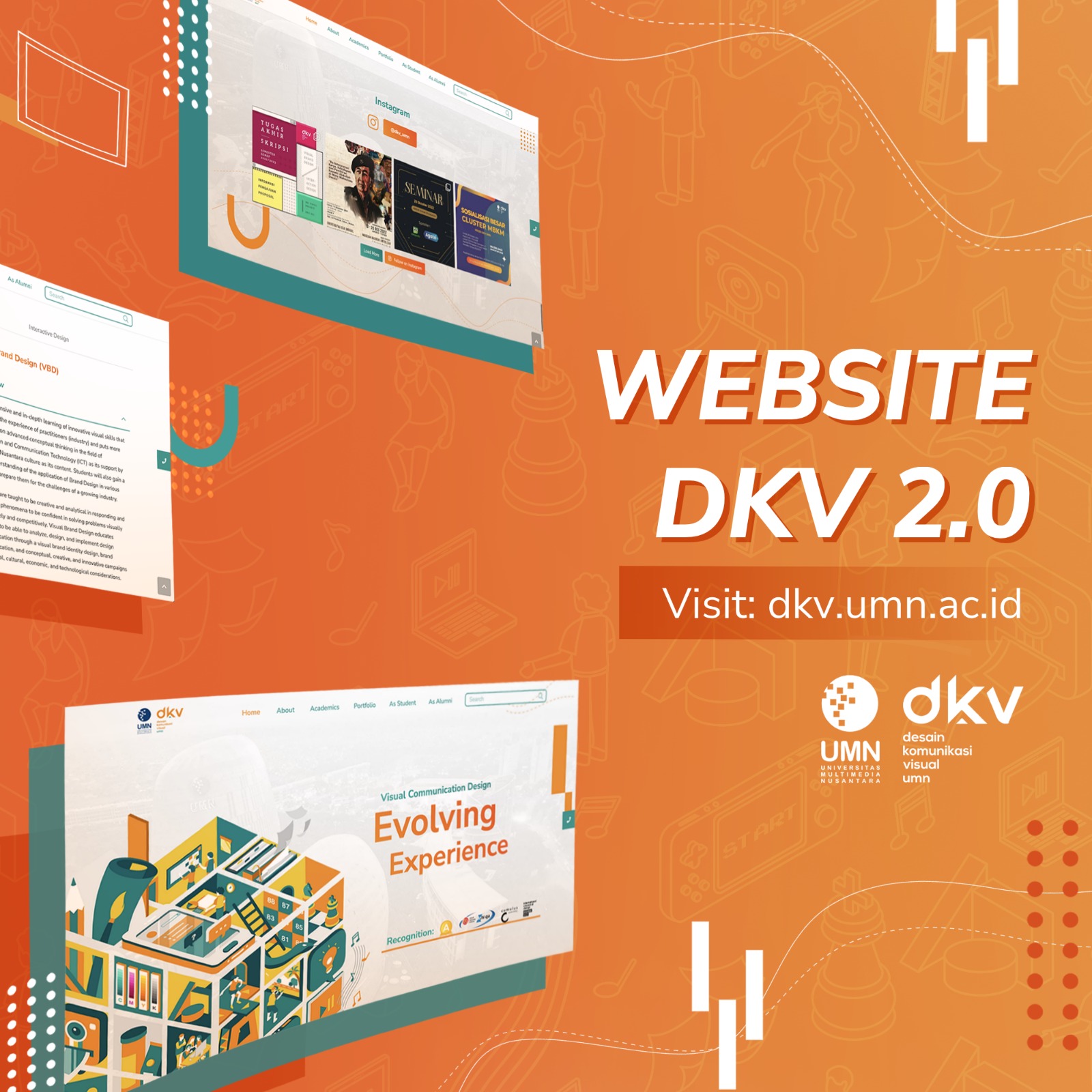 VCD UMN Unveils New Website with Enhanced Visual Appeal and Improved Navigation - Desain ...